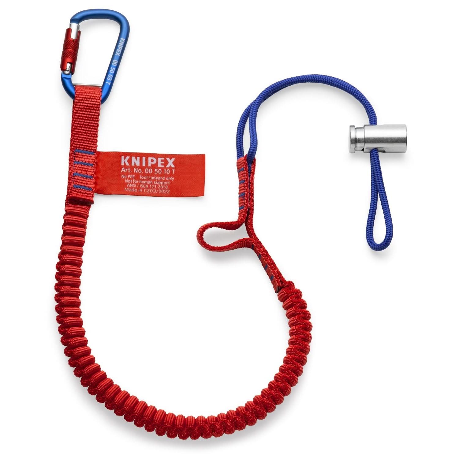 Knipex 00 50 12 T BKA 38" Tool Tethering Lanyard with Captive Eye Cara ...