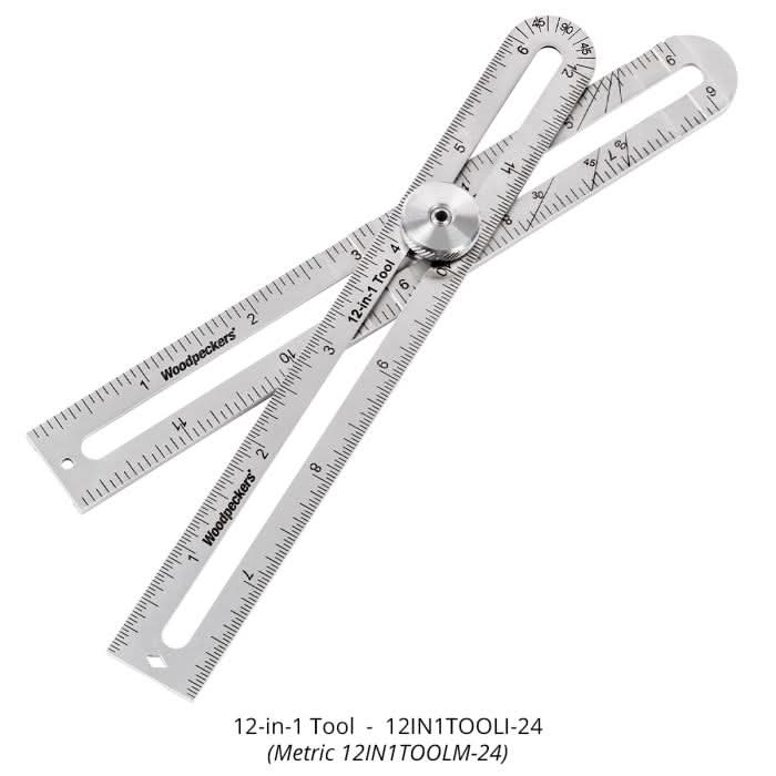 Woodpeckers 12IN1TOOLI-24 12-in-1 Tool, Inch – Tool Nut