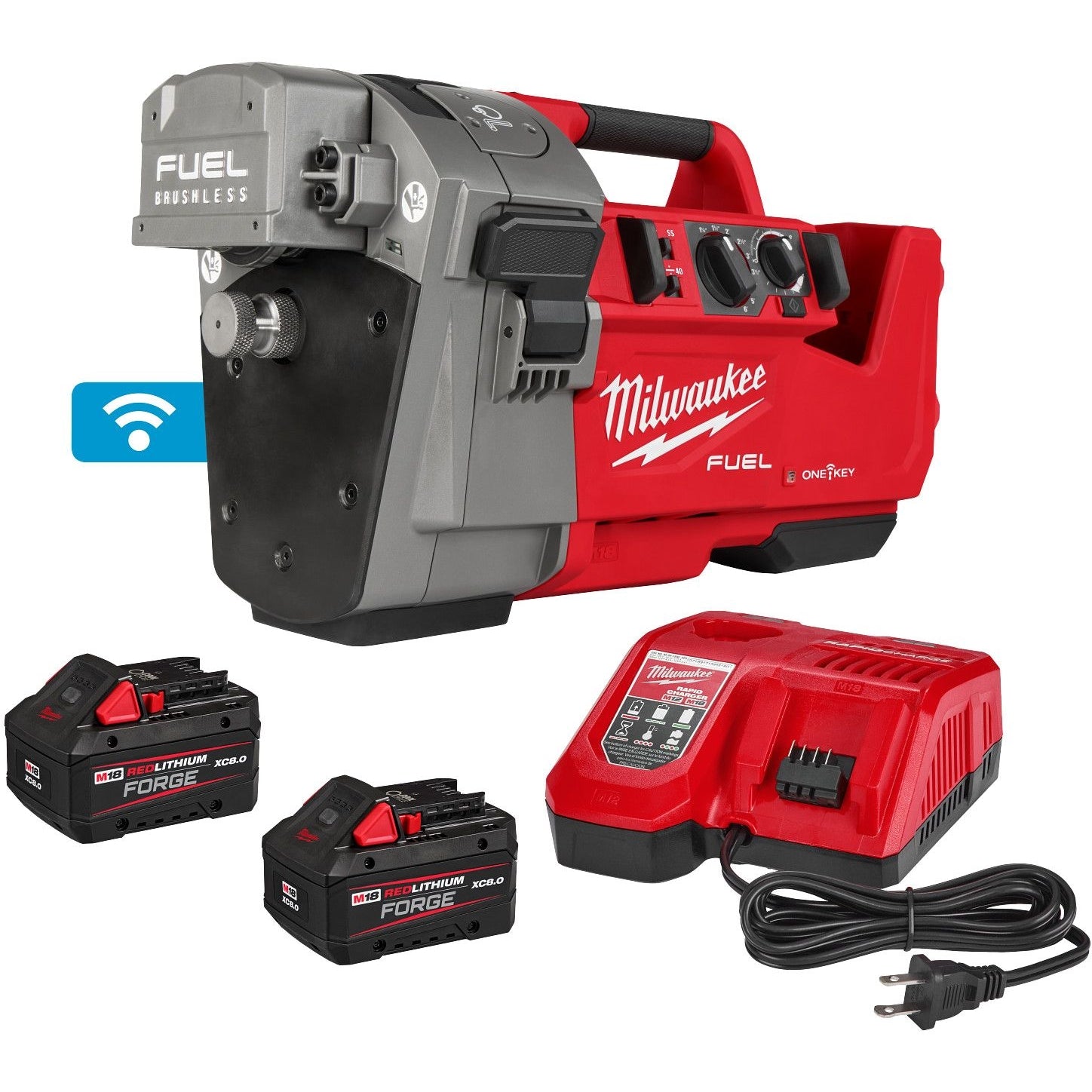 Milwaukee 2927-22 M18 FUEL RINGER Roll Groover for 1-1/4" - 4" Sch 10 ...