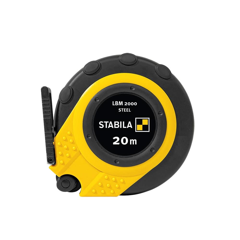 Stabila 30940 LBM 2000 STEEL Metric Scale 20m Closed Case Tape – Tool Nut