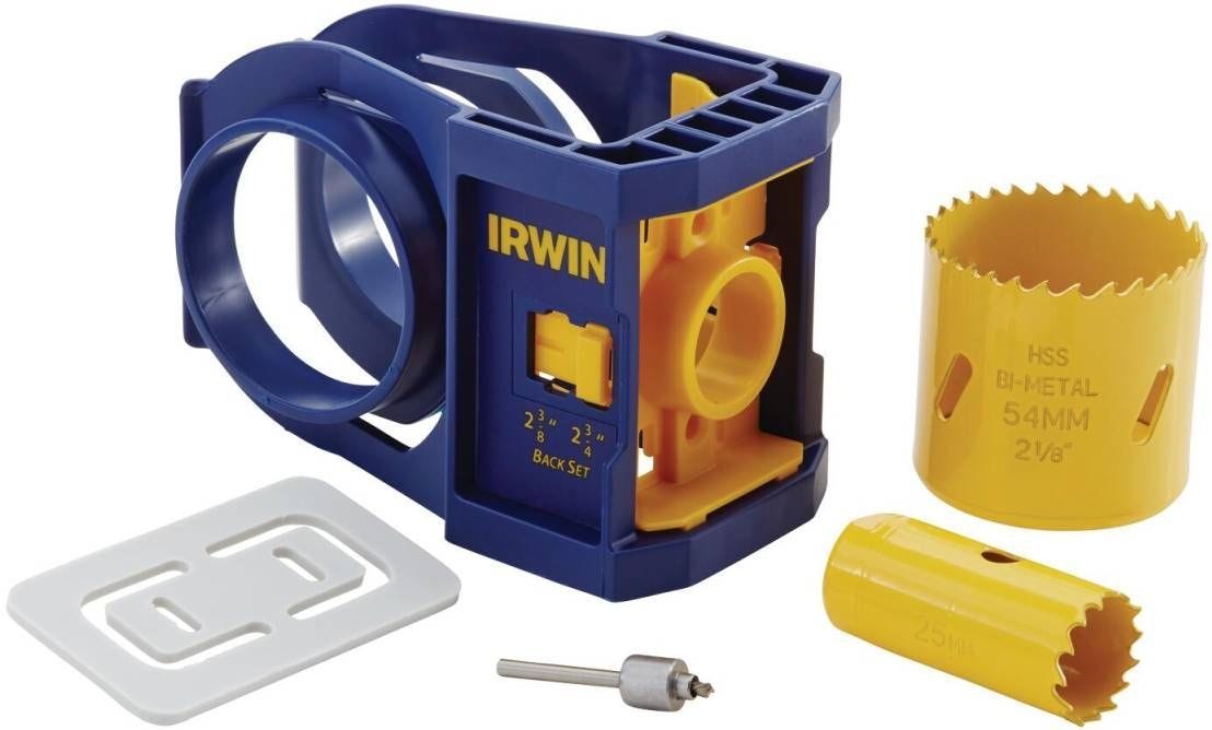 Irwin 3111002 Metal & Wood Door Lock Installation Kit – Tool Nut