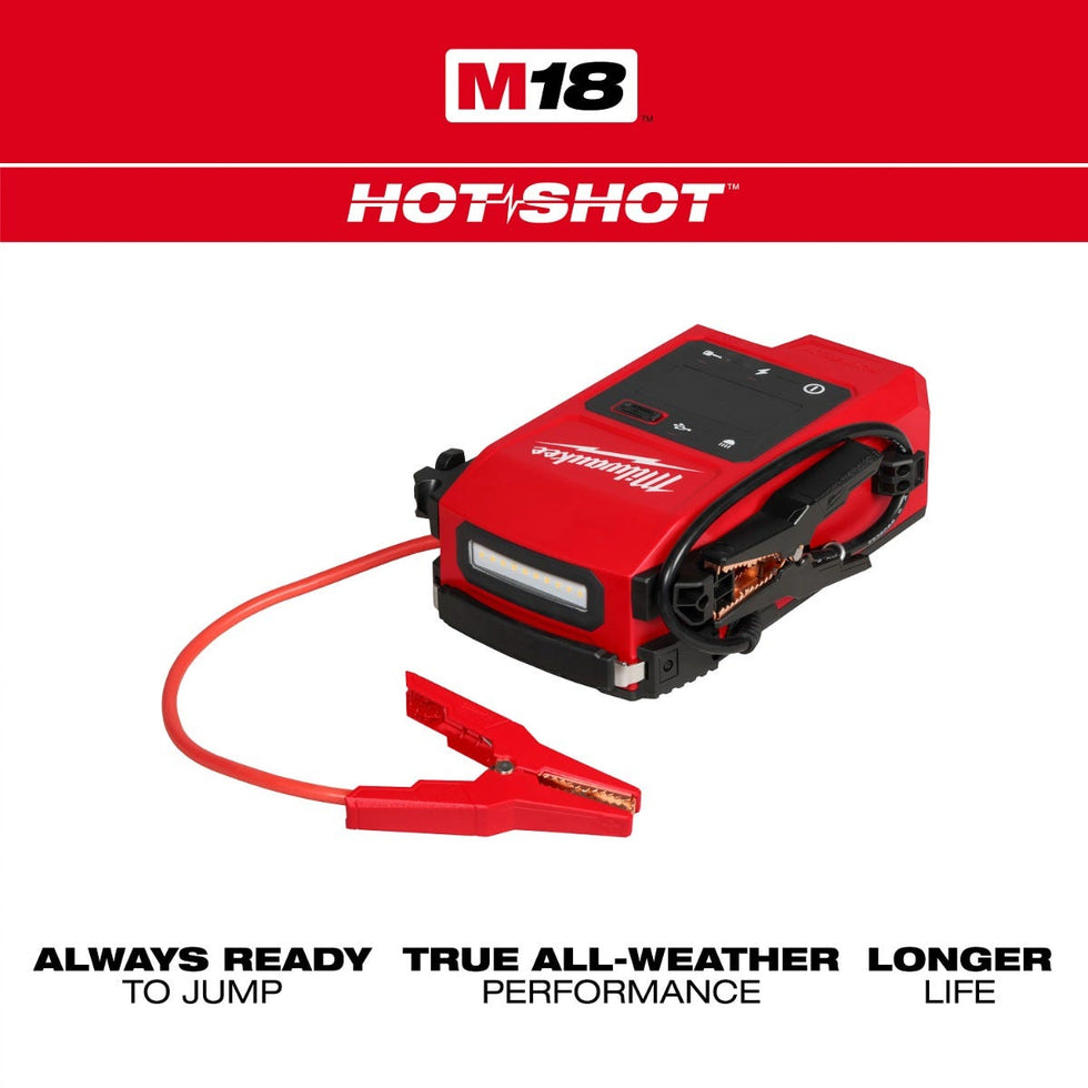 Milwaukee 3841-20 M18 HOTSHOT Jump Starter, Tool Only – Tool Nut