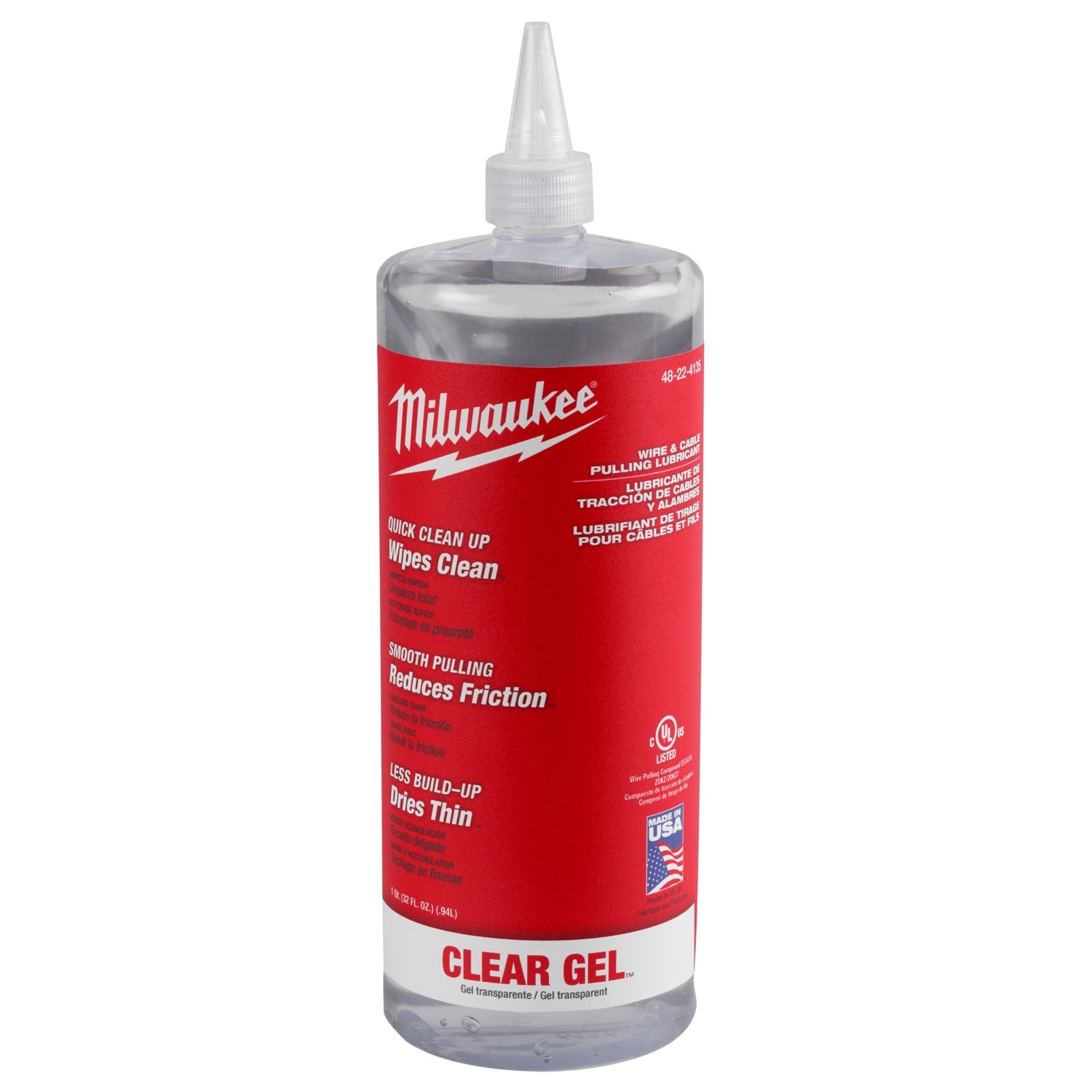 Milwaukee 48-22-4135 Wire & Cable Pulling Clear Gel Lubricant – Tool Nut