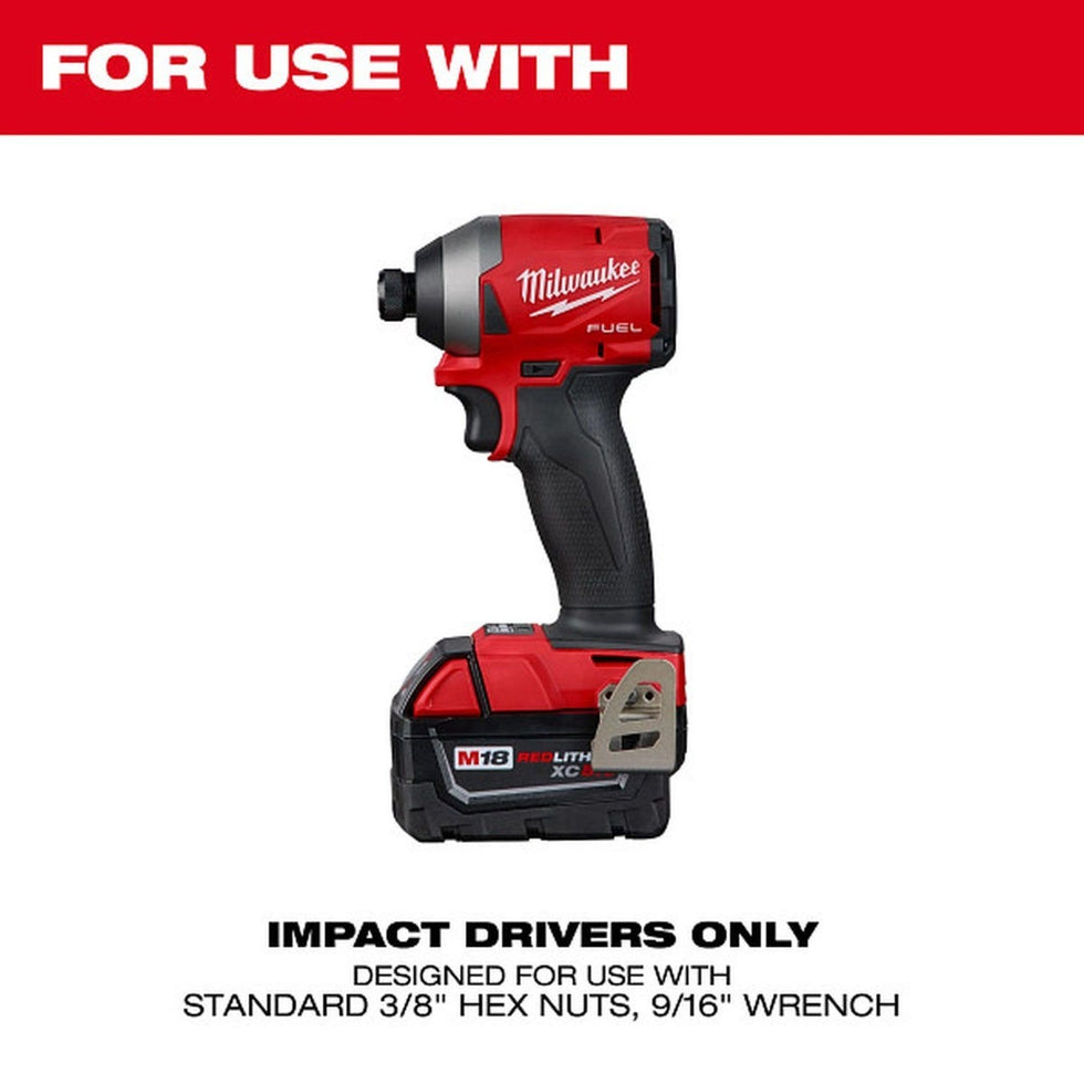 Milwaukee 48-32-2391 SHOCKWAVE Impact Duty 3/8-in. Threaded Rod Nut Ru ...