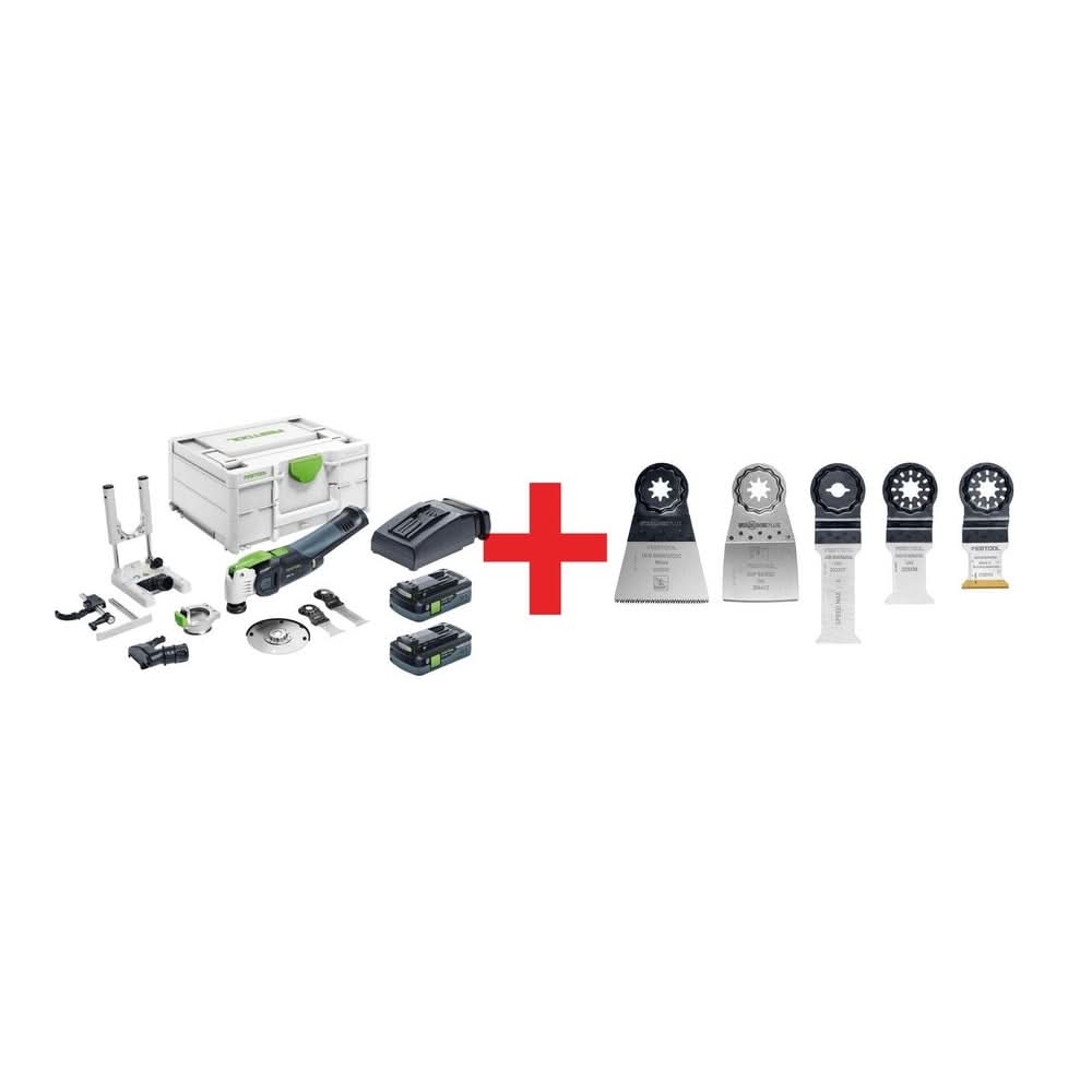 Festool Vecturo OSC 18 StarlockMax Multi-Tool 4.0Ah Kit /w Systainer3 ...