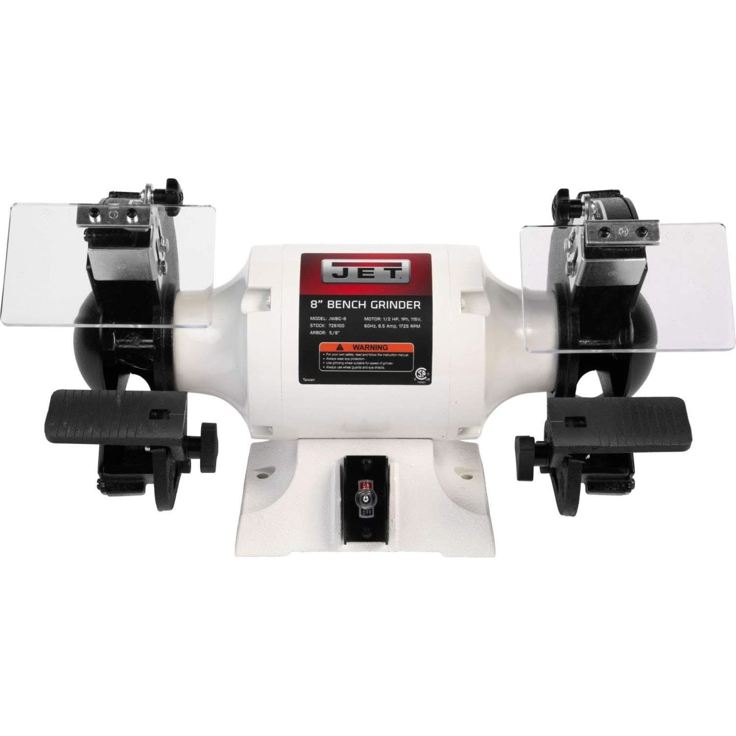 Jet Tools 726101 JWBG-8NW 8-inch WW Bench Grinder without Wheels – Tool Nut