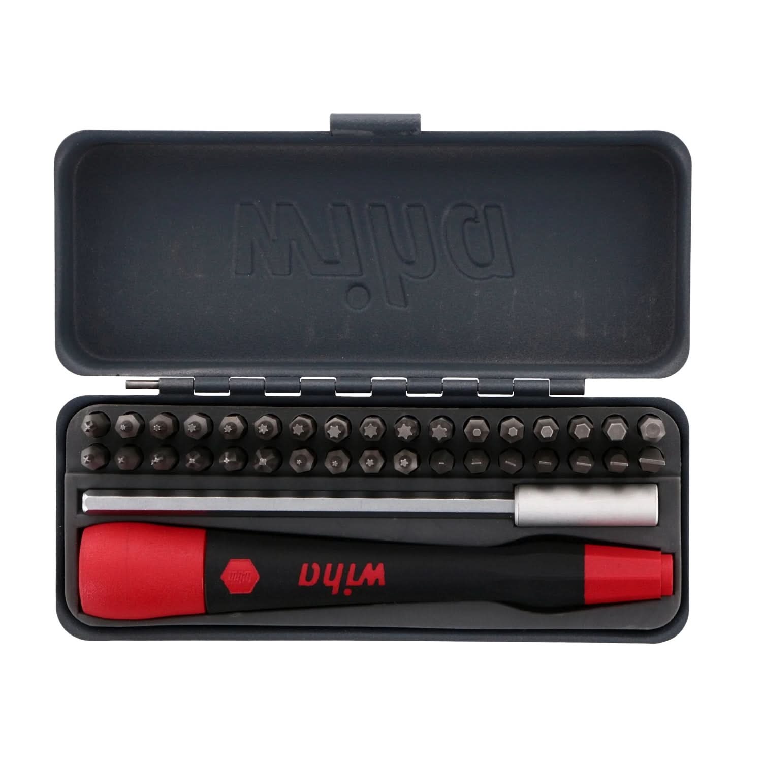Wiha 75958 36-Piece GoBox Precision Micro Bit Set – Tool Nut