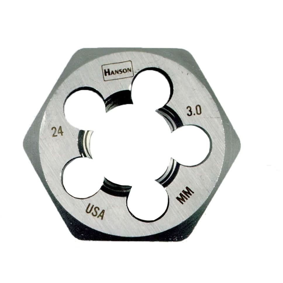 Irwin 8569 HANSON Hexagon Metric Dies (HCS) 24 mm - 3.00 – Tool Nut