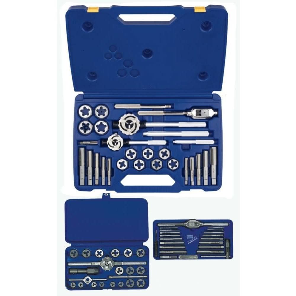 Irwin 97606 HANSON Machine Screw Fractional Tap And Die 66 Piece Set ...