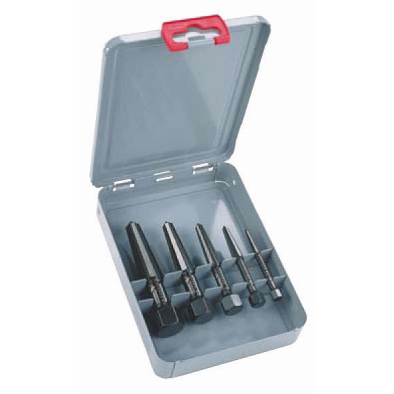 Knipex 9R 471 901 3 Screw Extractor Double Edged Set 5 Parts (Size 1-5 ...