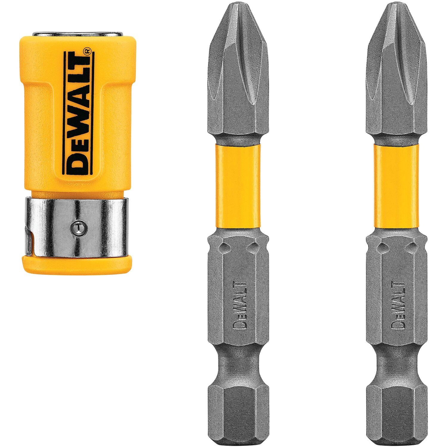 DeWALT DWA2PH2SL MAX FIT 2" PH2 Phillips Driver Bit 2-Pack + Sleeve ...