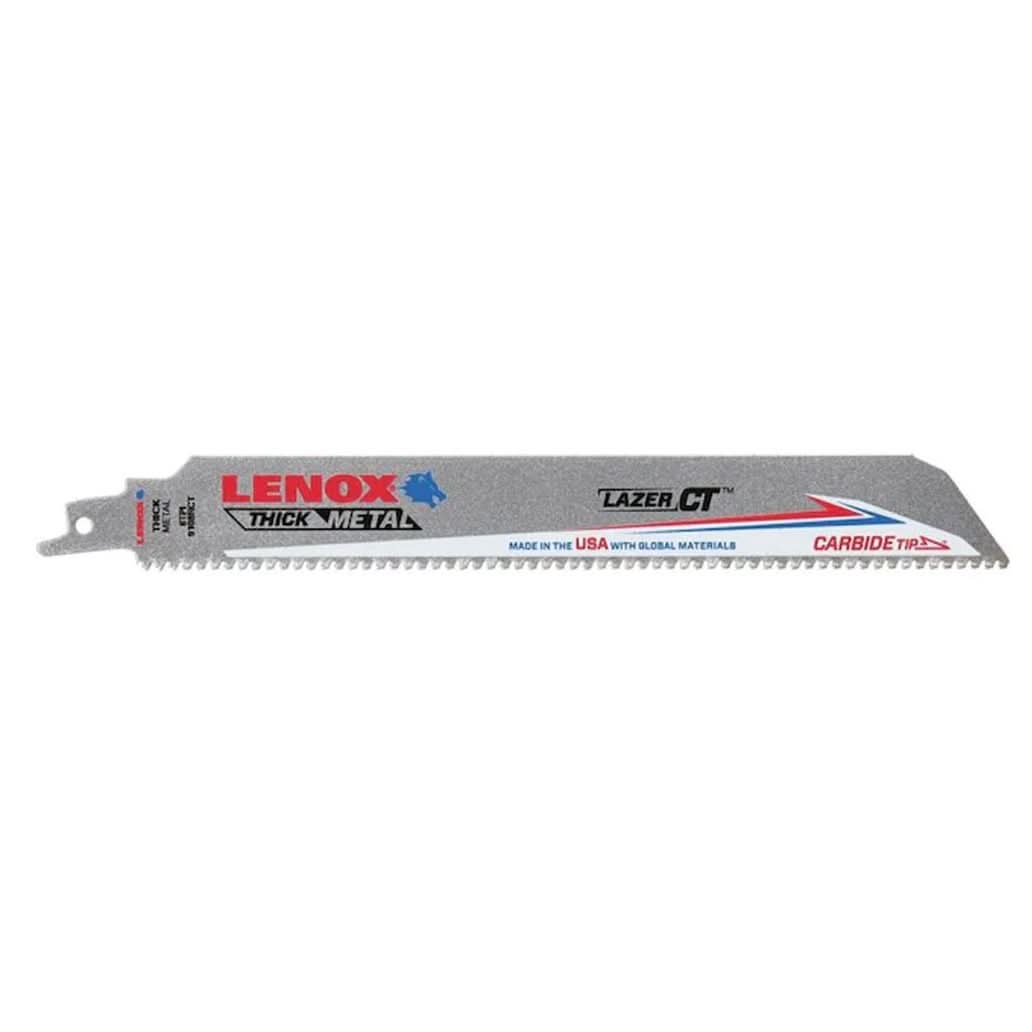 Lenox 2014224 Lazer 9-in 8-TPI Metal Cutting Reciprocating Saw Blade ...