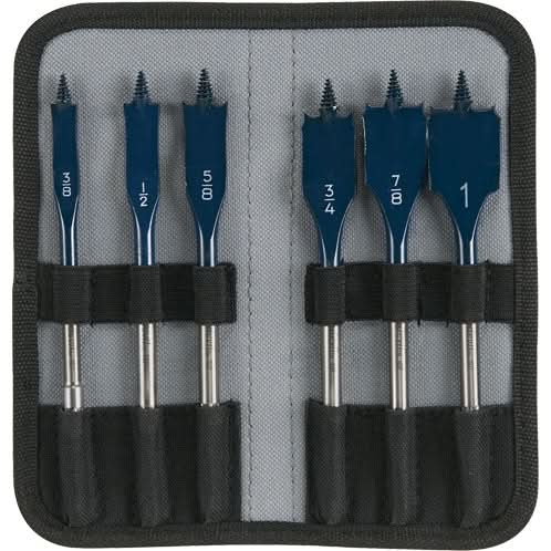 Bosch DSB5006P 6-Piece Daredevil Standard Spade Bit Set in Pouch – Tool Nut