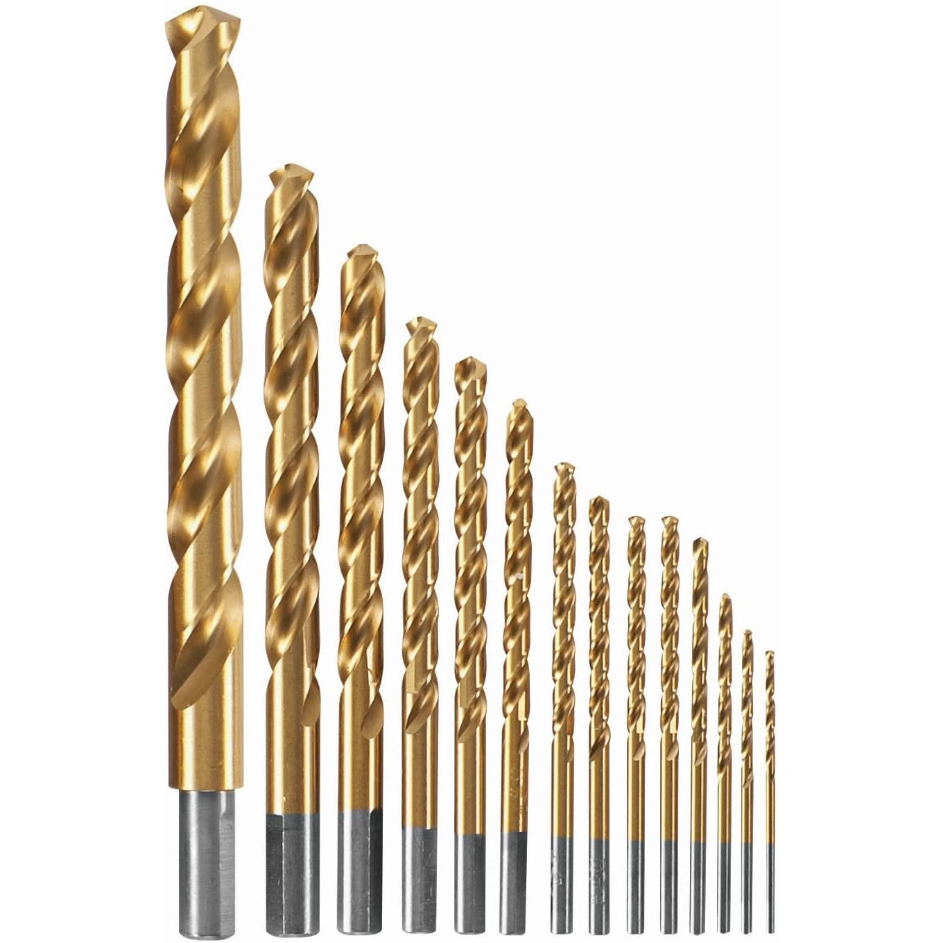 Bosch TI14 14-Piece Titanium-Coated Metal Drill Bit Set – Tool Nut