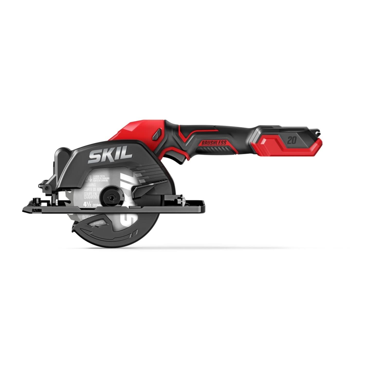 SKIL CR5435B-00 PWR CORE 20 Brushless 20V 4-1/2 In. Compact Circular S ...