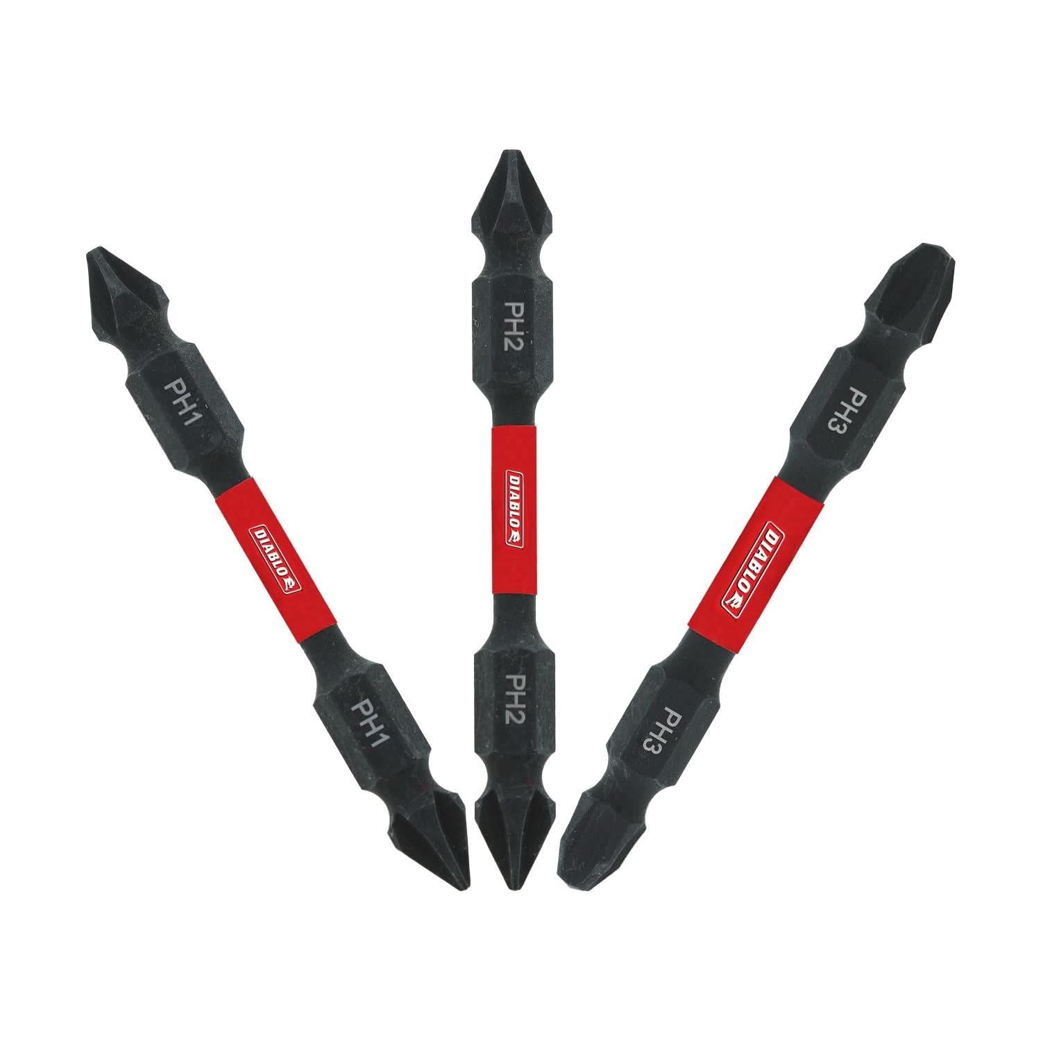 Diablo DDEPH225B 2-3/8 in. Double-Ended Phillips Drive Bit (Bulk ...