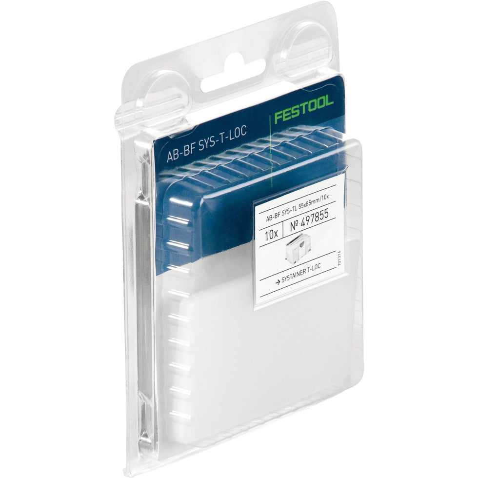 Festool 497855 Clear Labels for T-LOC Systainers - 10 Pack – Tool Nut