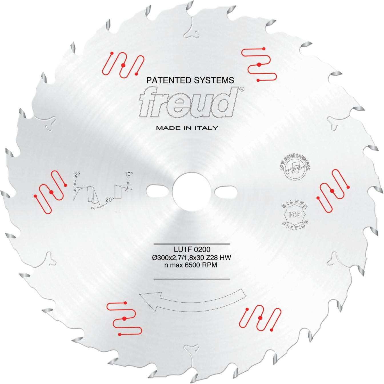 Freud LU1F02 300mm Thin Kerf Carbide Tipped Saw Blade to Cut Solid Woo ...