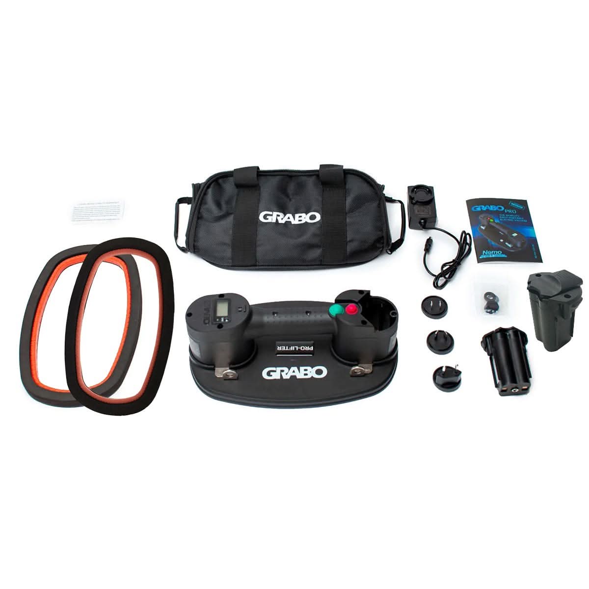 Grabo Pro-Lifter 20 Vacuum Lift System Kit with Rubber-Foam Seal and 1 ...