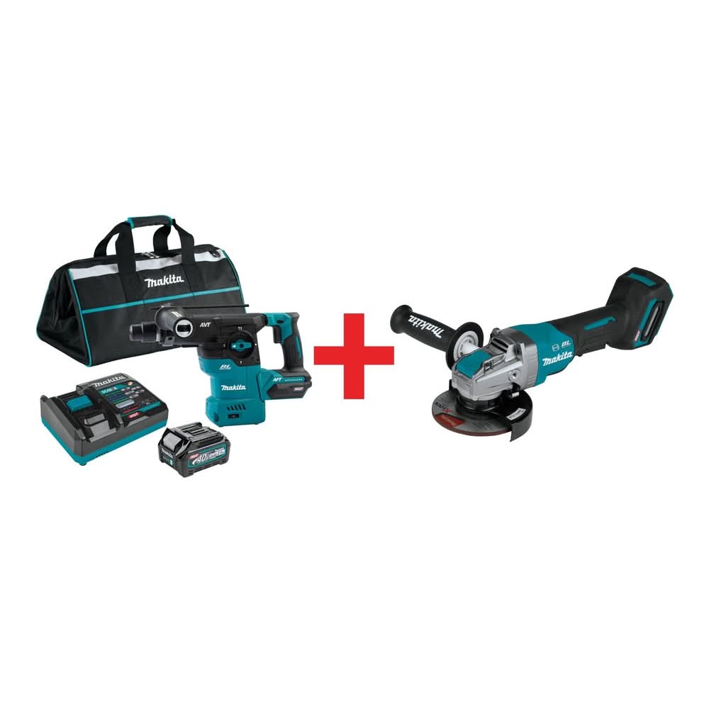 Makita 40V MAX XGT Brushless Cordless 1-3/16" SDS-Plus AVT Rotary Hamm ...