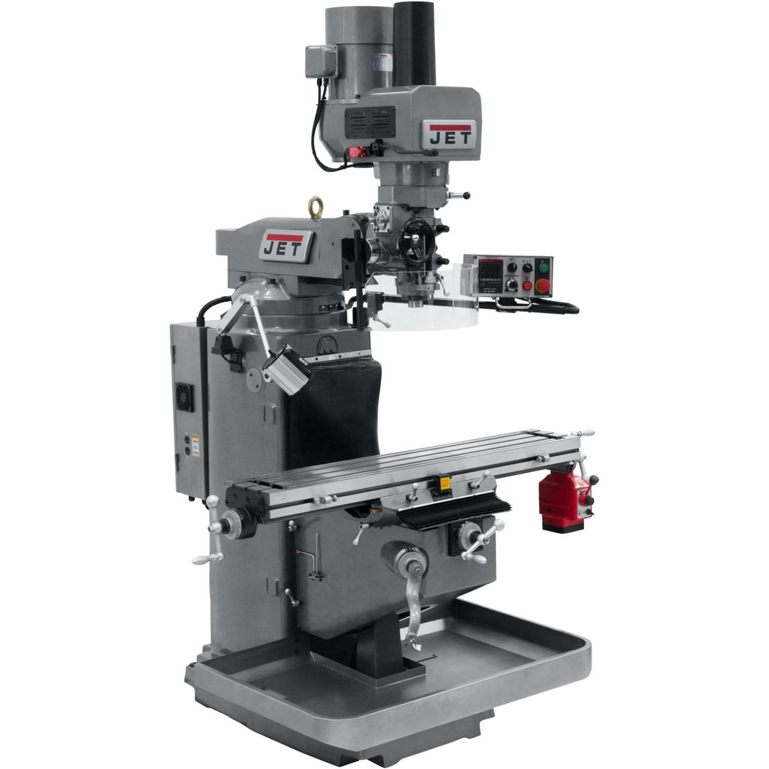 Jet Tools 690502 JTM-949EVS Mill With X-Axis Powerfeed and Air Powered ...