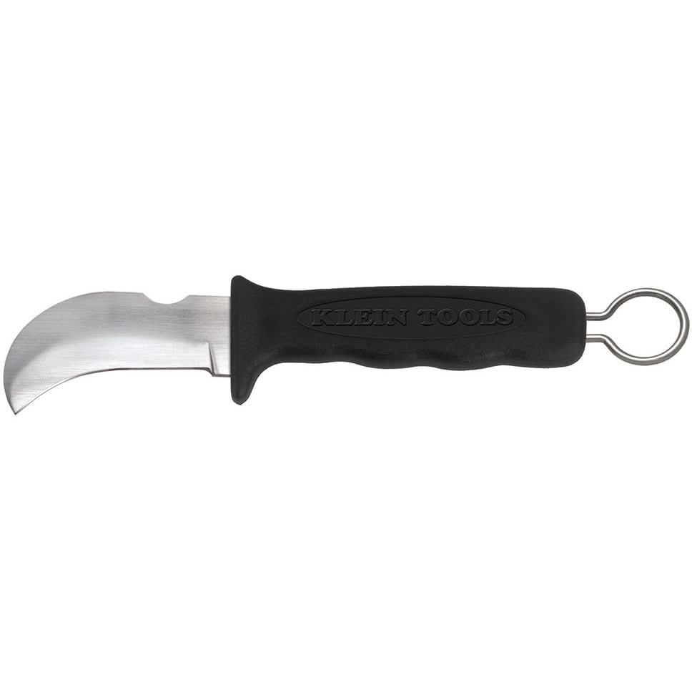 Klein 1570-3 Cable/Linemans Skinning Knife Hook Blade, Notch & Ring ...