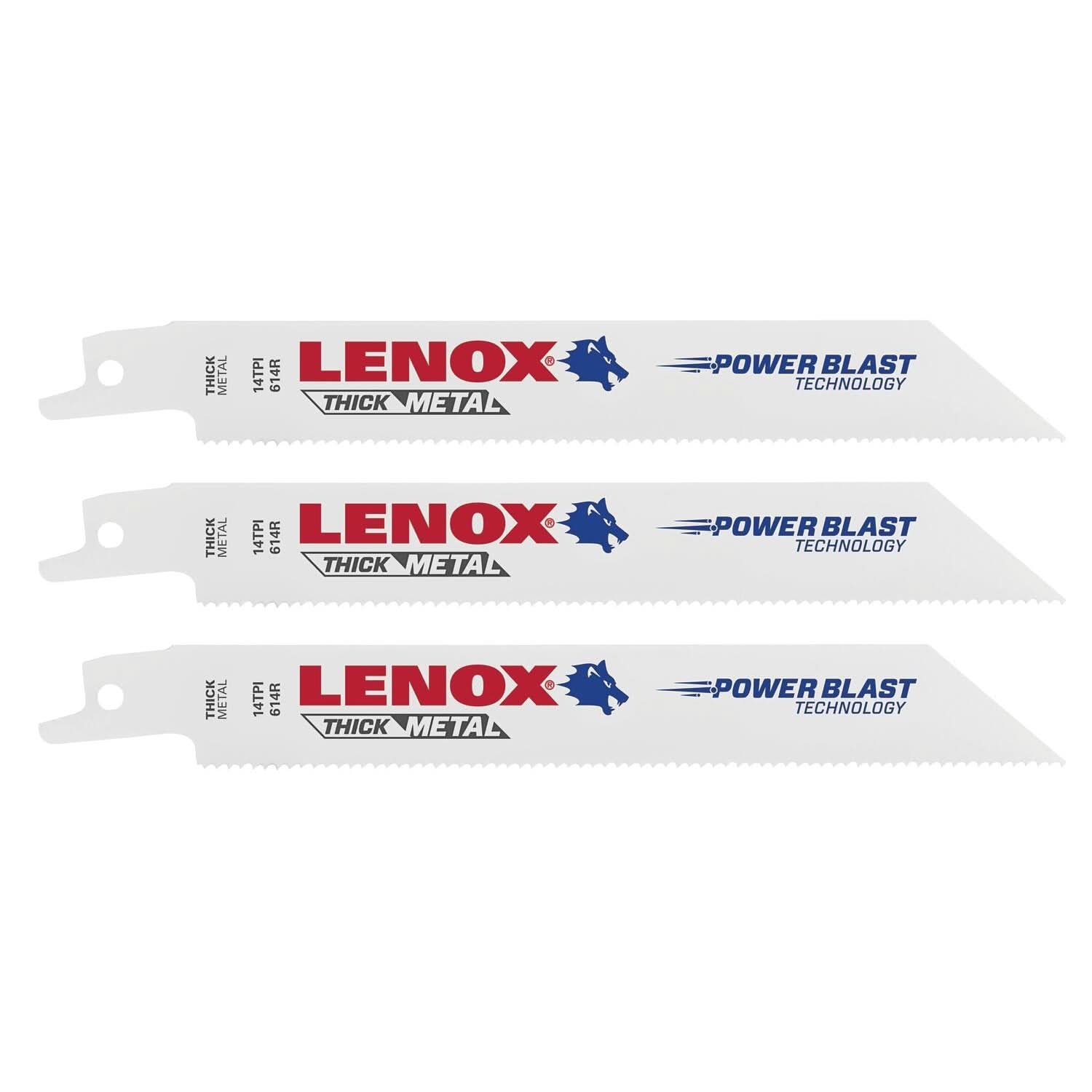 Lenox 20564614R 614R Metal-Cutting Reciprocating Saw Blades, 6-inch, 1 ...