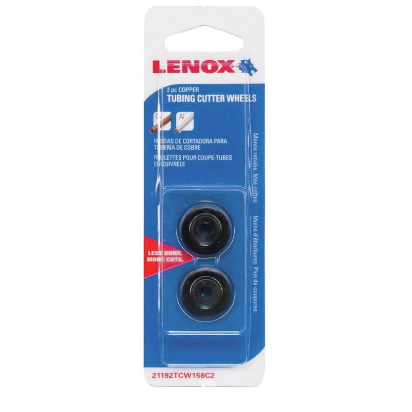 Lenox 21192TCW158C2 Copper Tubing Cutter Wheels, 2-Pack – Tool Nut