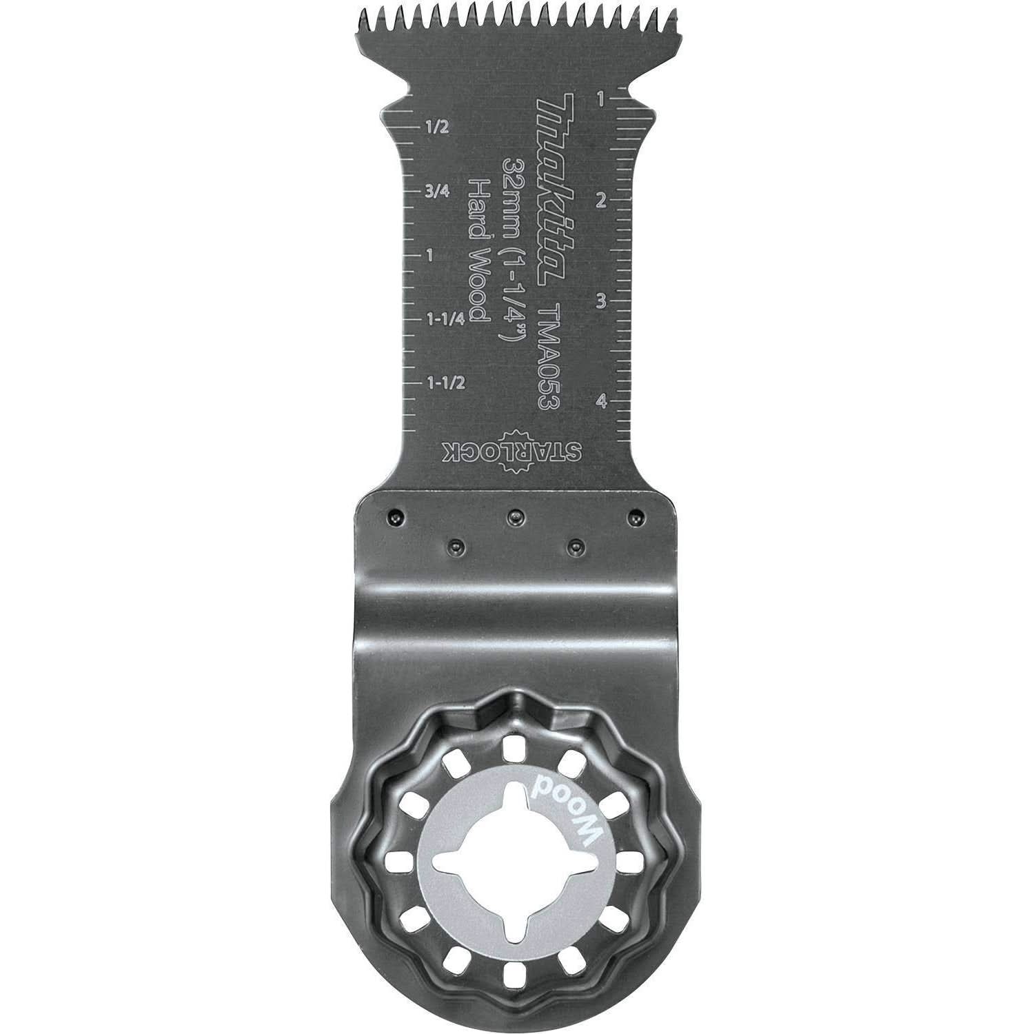 Makita B-67072 Starlock Oscillating Multi-Tool 1-1/4" Bi-Metal Curved ...