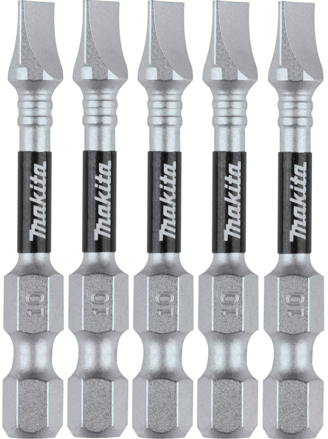Makita E-01030 Impact XPS #10 Slotted 2" Power Bit, 5/pk – Tool Nut