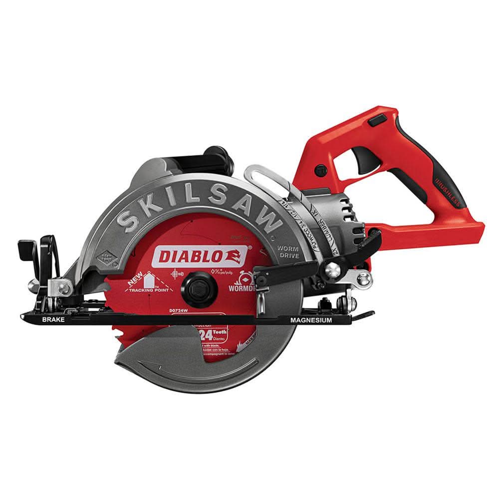 SKIL SPTH77M-02 TRUEHVL 7-1/4-in. Cordless Worm Drive Circular Saw, To ...