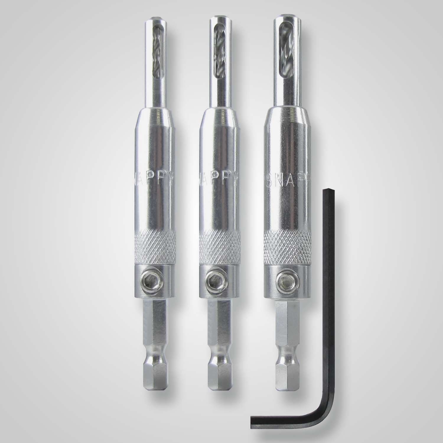 Snappy 45300 3-Piece Self-Centering Hinge Bit – Tool Nut