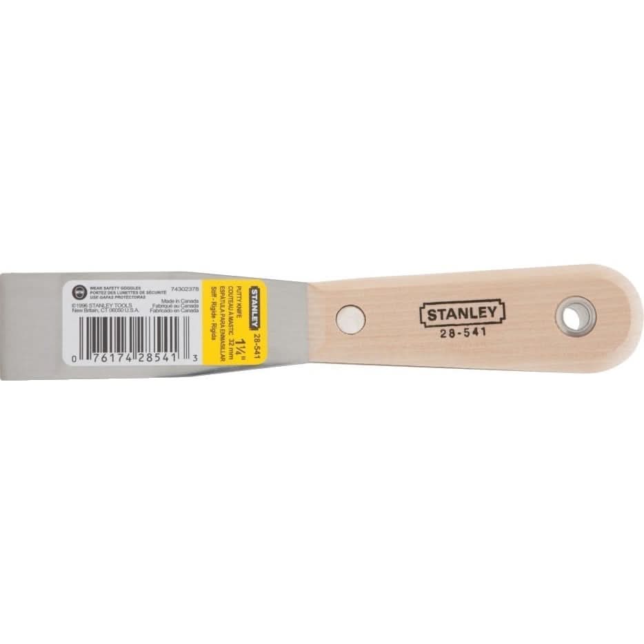 Stanley 28-541 1-1/4" Wood Handle Putty Knife – Tool Nut