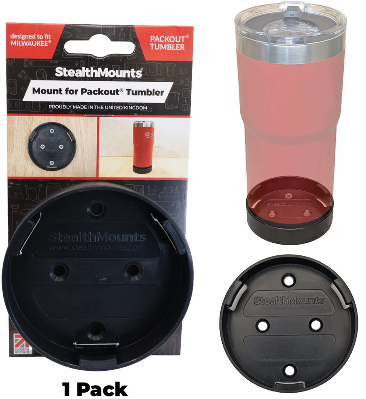 StealthMounts Mount for Milwaukee Packout Tumbler – Tool Nut