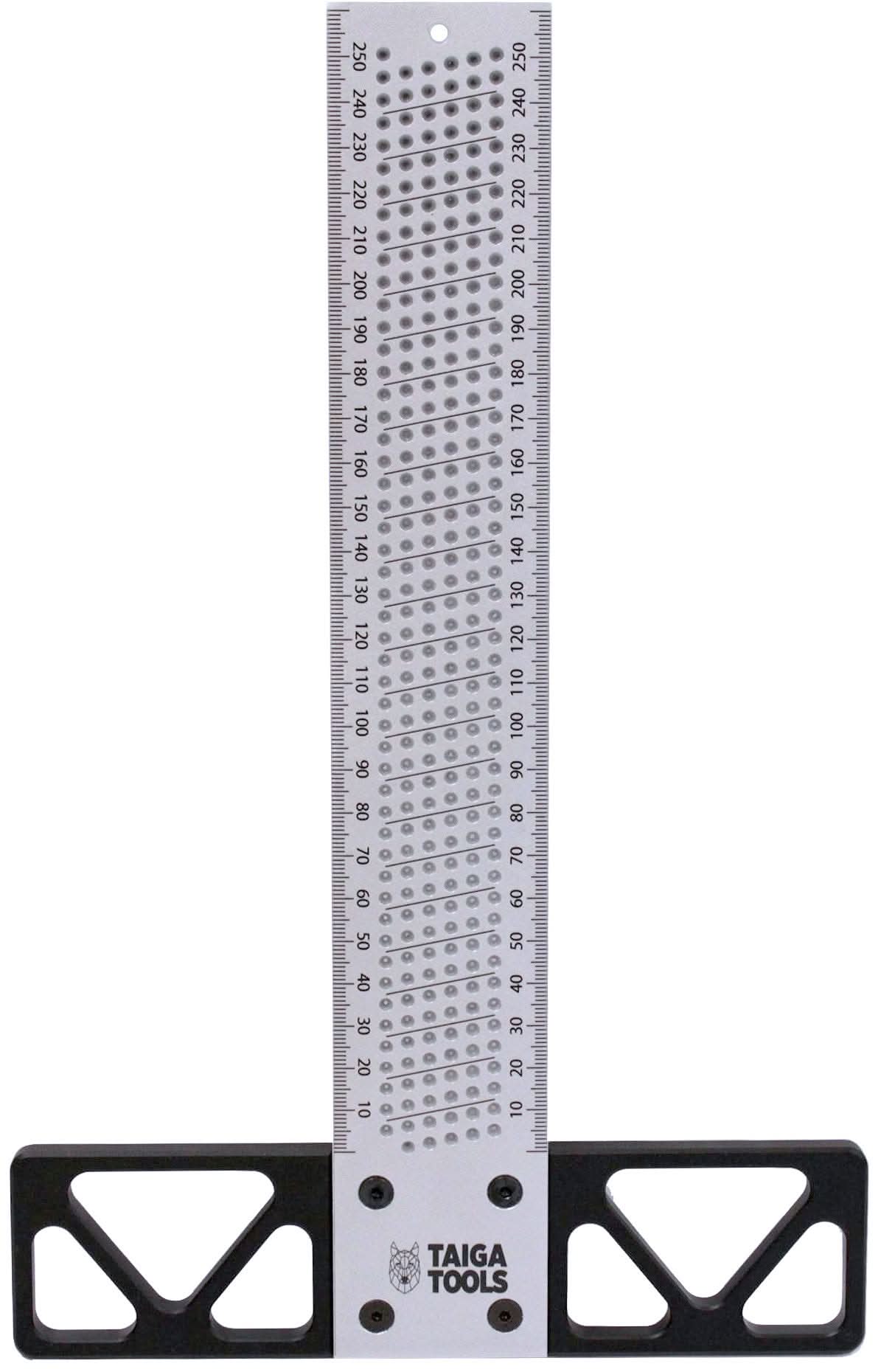 Taiga Precision Anodized 250mm Metric Woodworking T-Square – Tool Nut