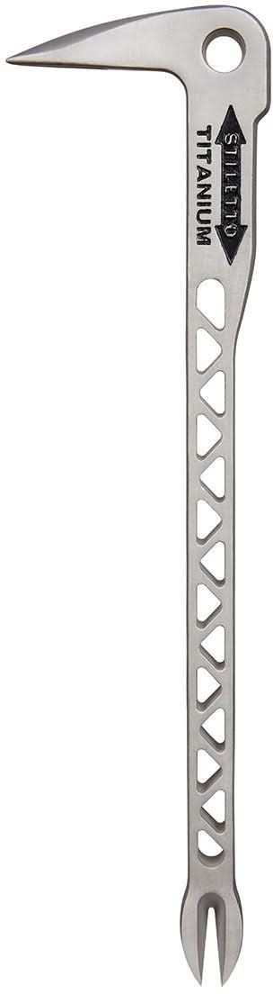 Stiletto TICLW-12 12-in. Titanium Claw Bar Nail Puller with Dimpler (P ...