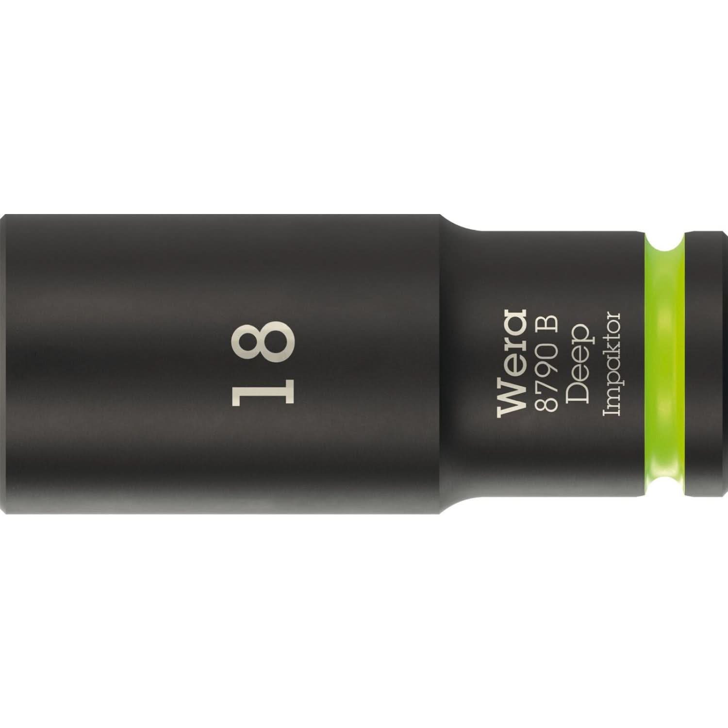 Wera 8790 B Impaktor Deep Socket With 3/8-in. Drive, 18x63-mm. – Tool Nut