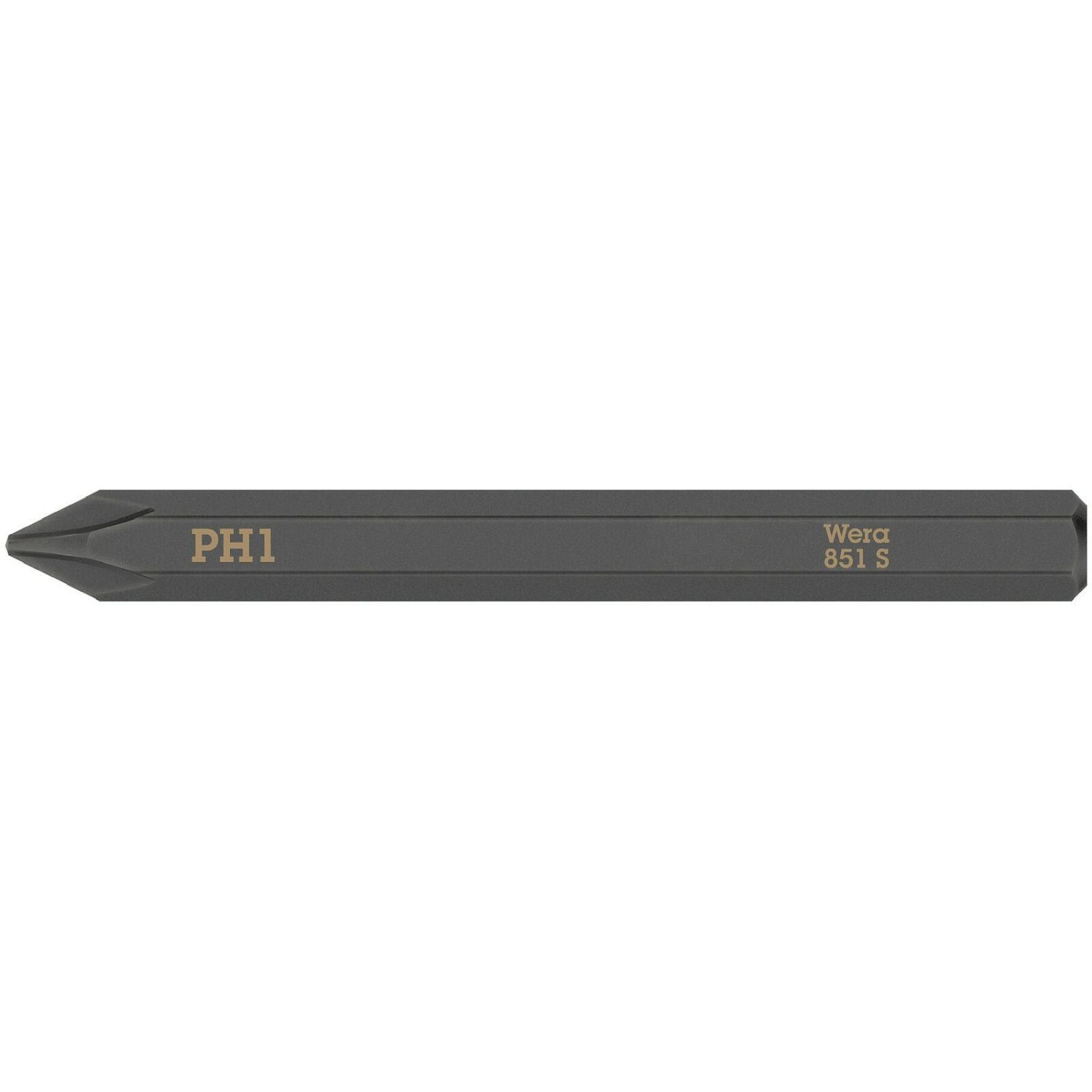 Wera 851 S Phillips Bit For Impact Screwdrivers, Ph 1x70-mm. – Tool Nut