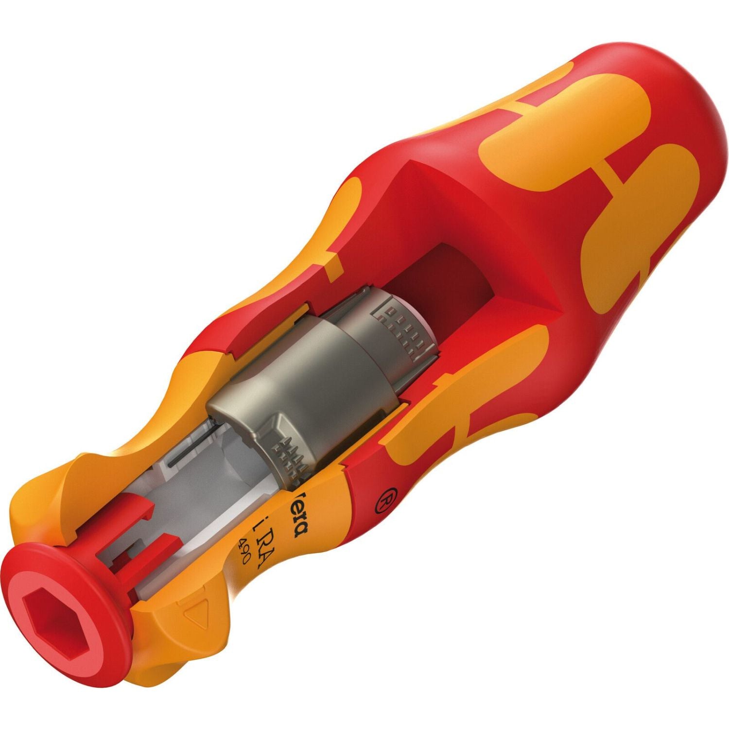 Wera 837 I Ra Kraftform Blade-Holding Handle With Ratchet Functionalit ...