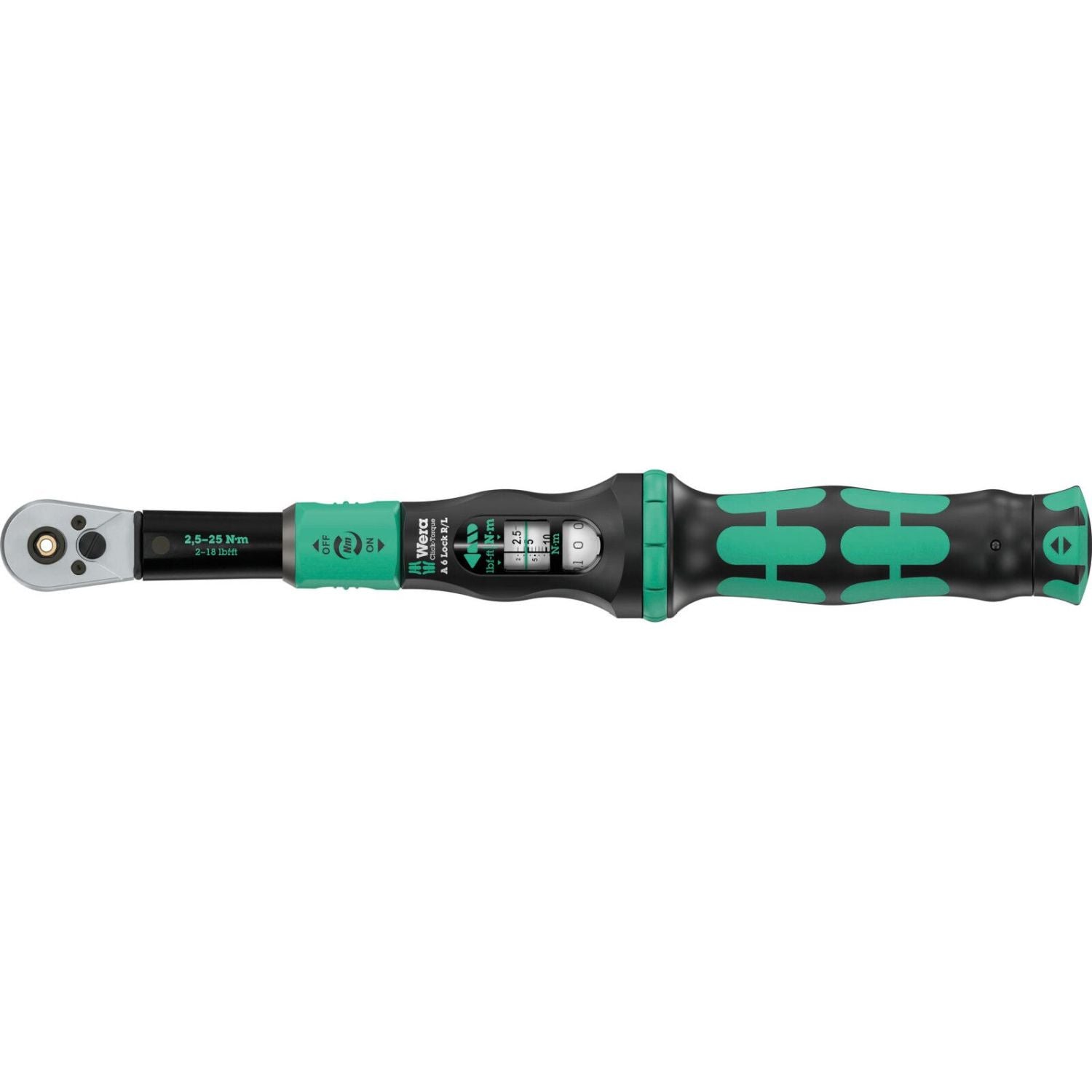 Wera Click-Torque Lock A 6 R/L Torque Wrench, Adjustable, Torque Lock ...
