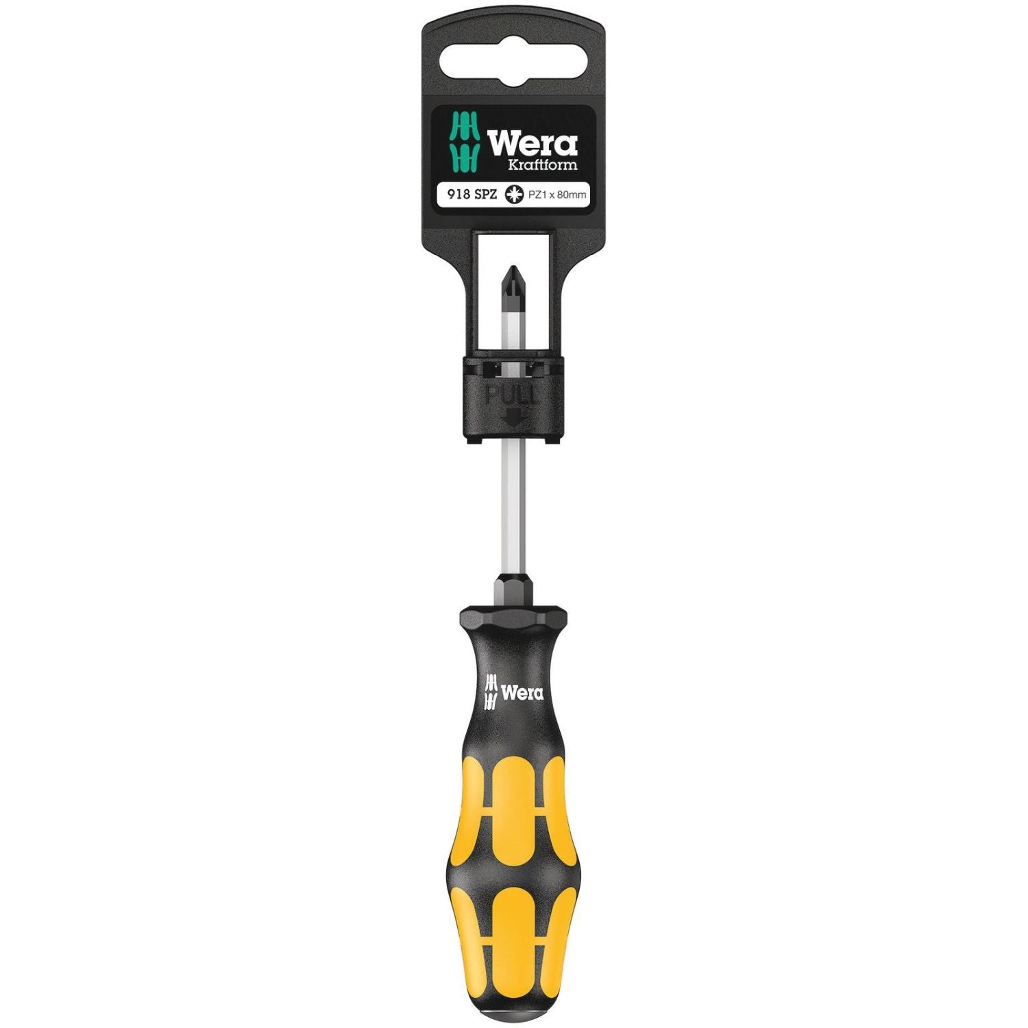 Wera 918 Spz SB Screwdriver For Pozidriv Screws, Pz 1x80-mm. – Tool Nut