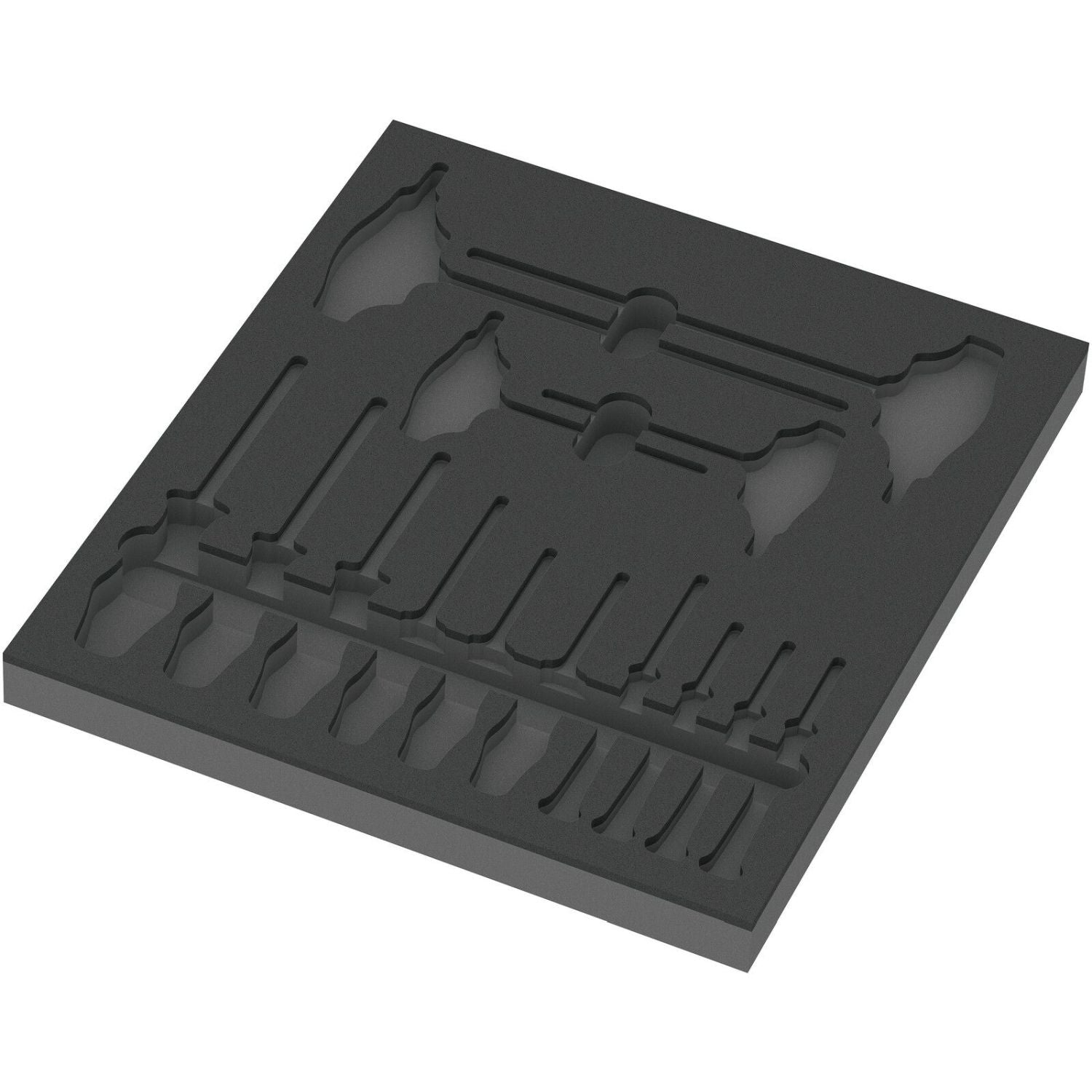 Wera 9812 Foam Insert Torx Hf Screwdriver Set 1, Empty, 344x30x392-mm ...