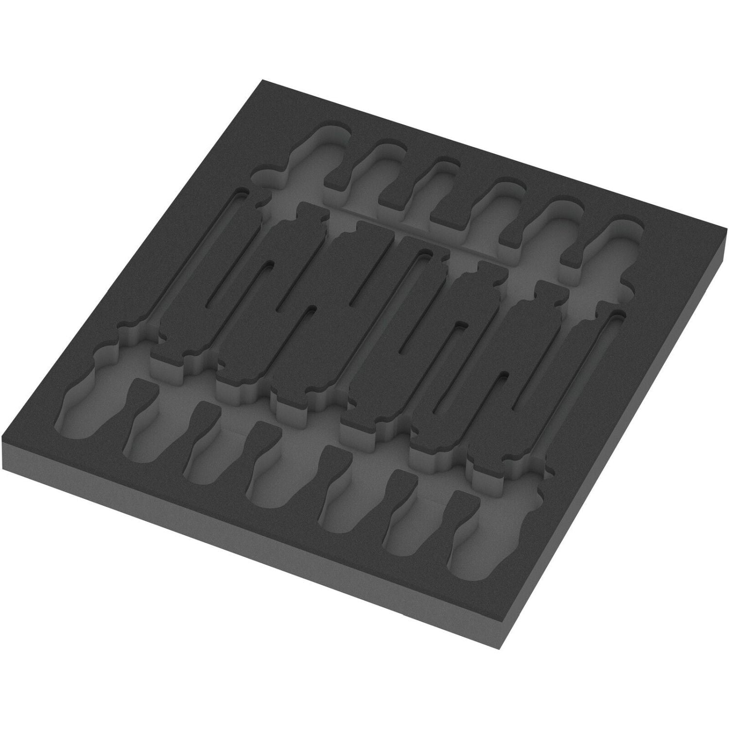 Wera 9814 Foam Insert The Chiseldriver Screwdriver Set 1, Empty, 344x3 ...