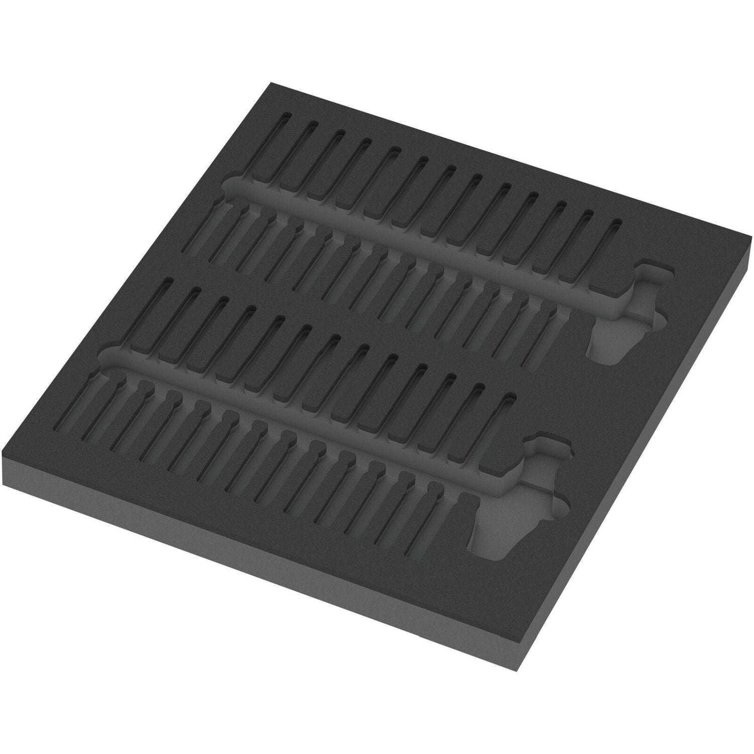 Wera 9851 Foam Insert Kraftform Kompakt VDE Set 1, Empty, 344x30x392-m ...