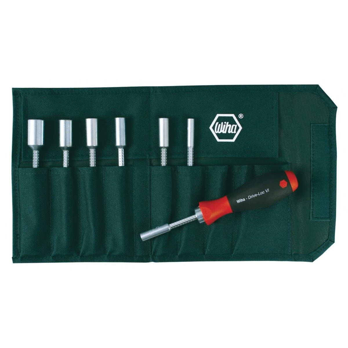 Wiha 28196 Drive-Loc Inch Nut Drivers in Pouch 8 Piece Set – Tool Nut
