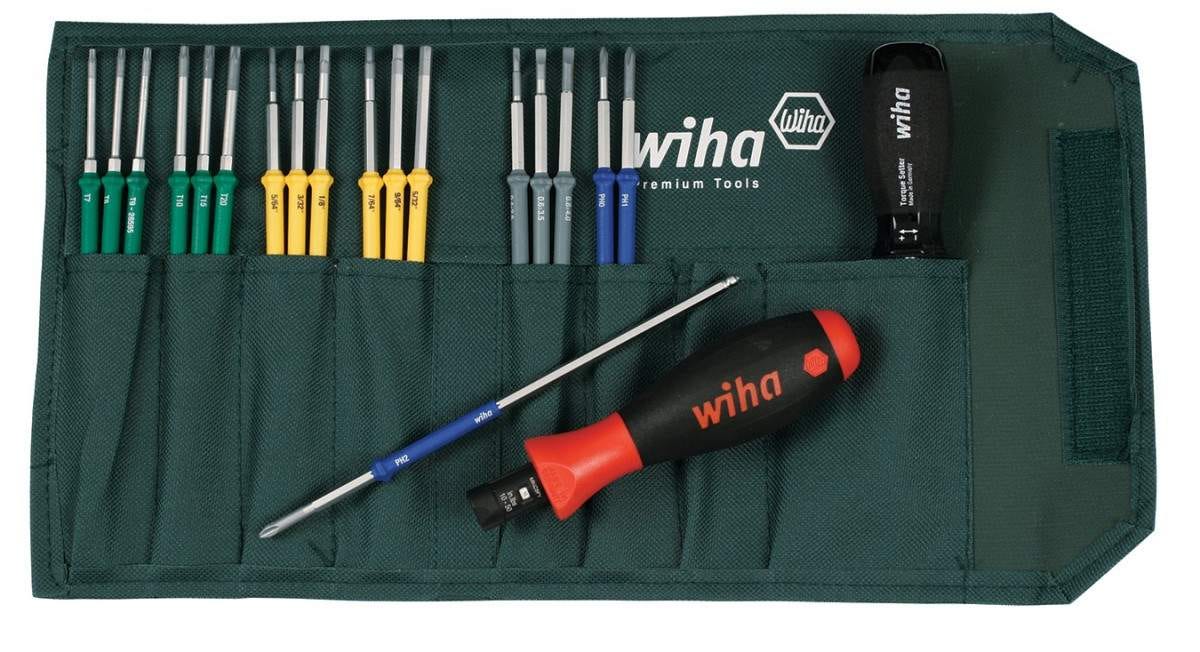 Wiha 28600 TorqueControl 10-50 Inch/lbs. 20 Piece Slotted/Phillips/Tor ...