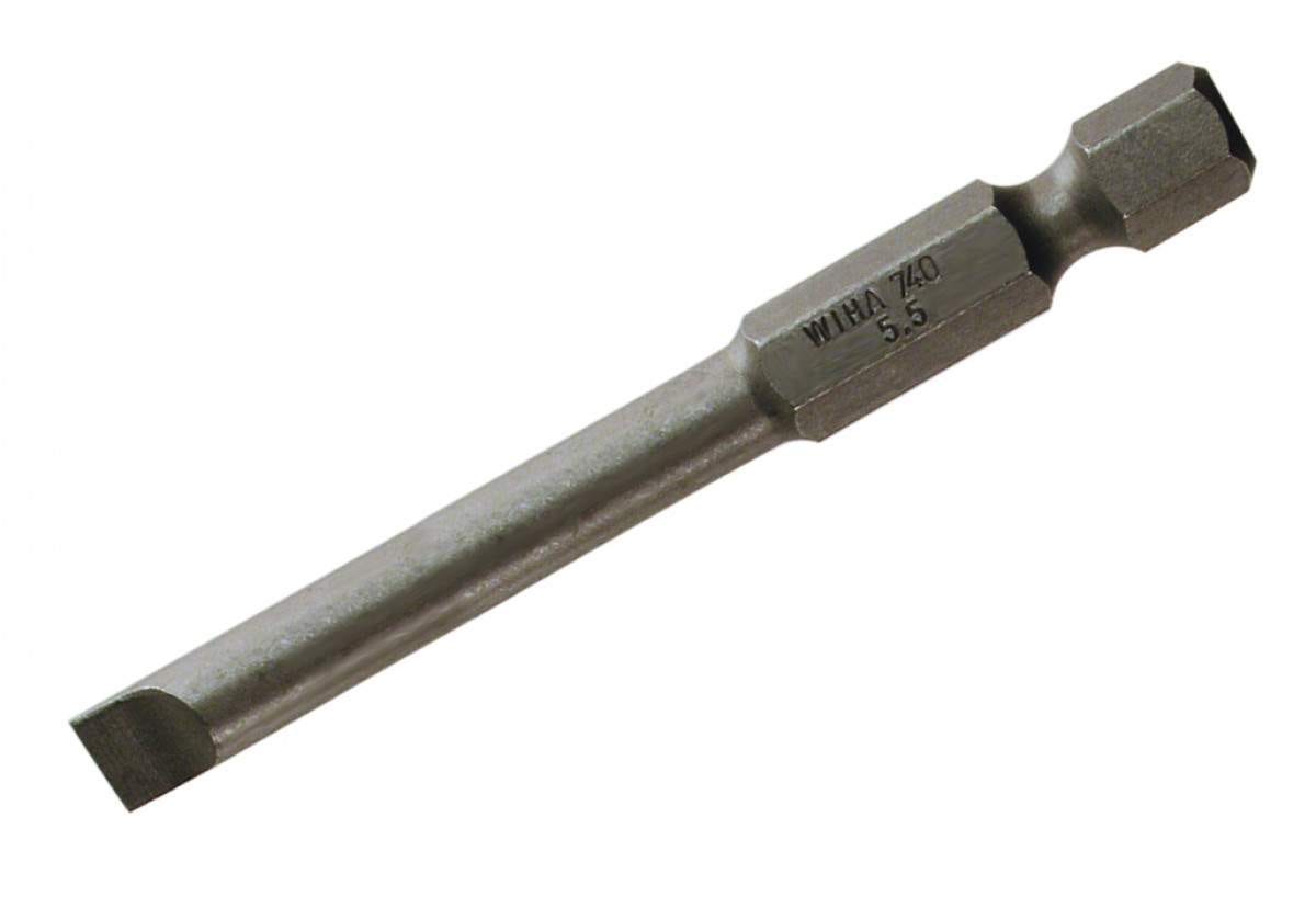 Wiha 74033 Slotted Power Bit 2.5 x 70mm - 10 PACK – Tool Nut