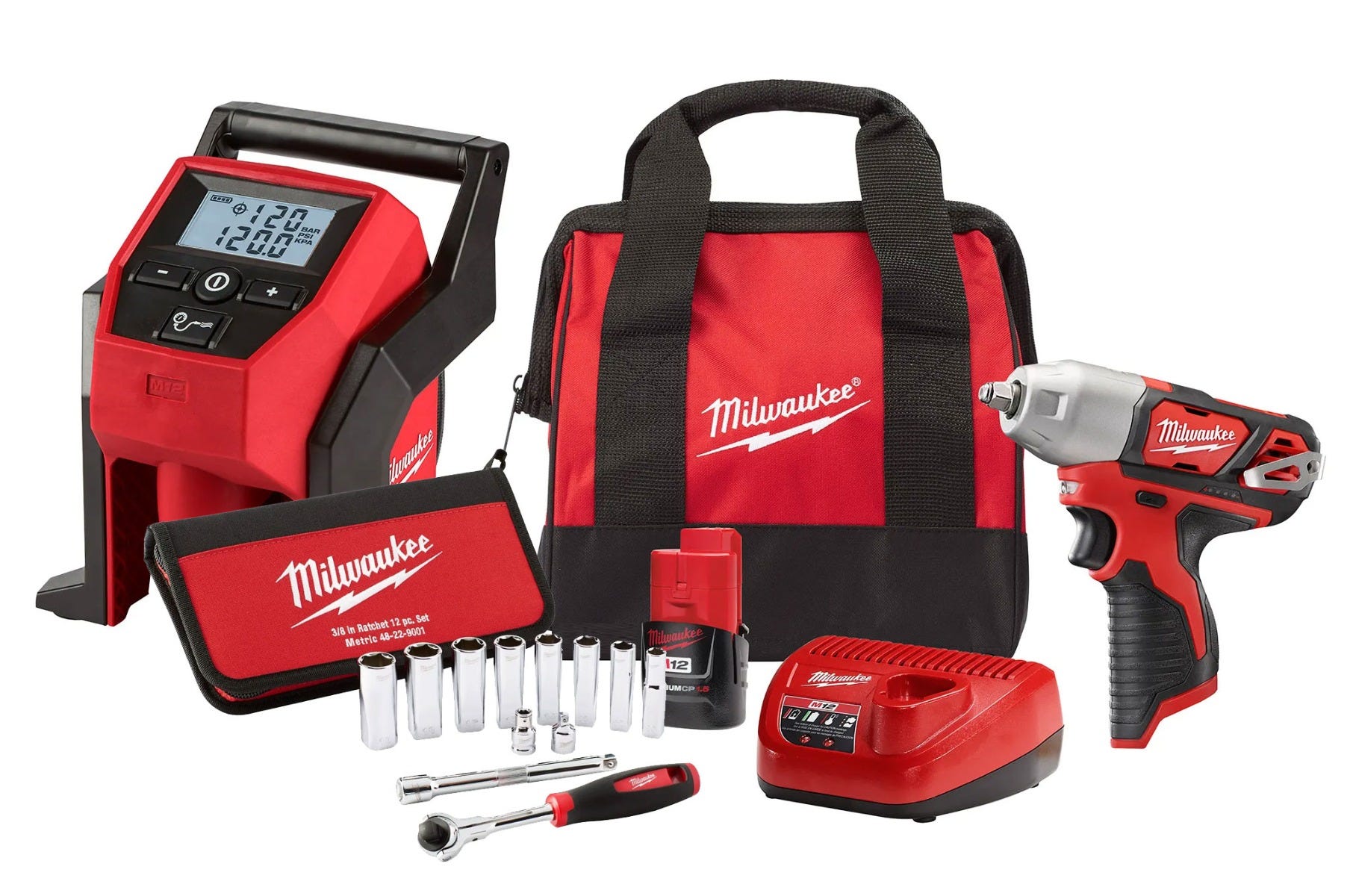 Milwaukee 2463 m12 impact wrench store