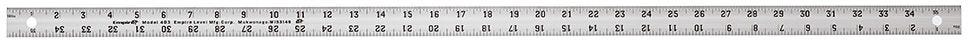 Empire 403 36 inch x 1 inch Aluminum Straight Edge ToolNut