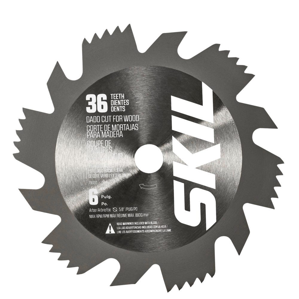 SKIL 79600 6 In. Carbide Tipped Dado Set
